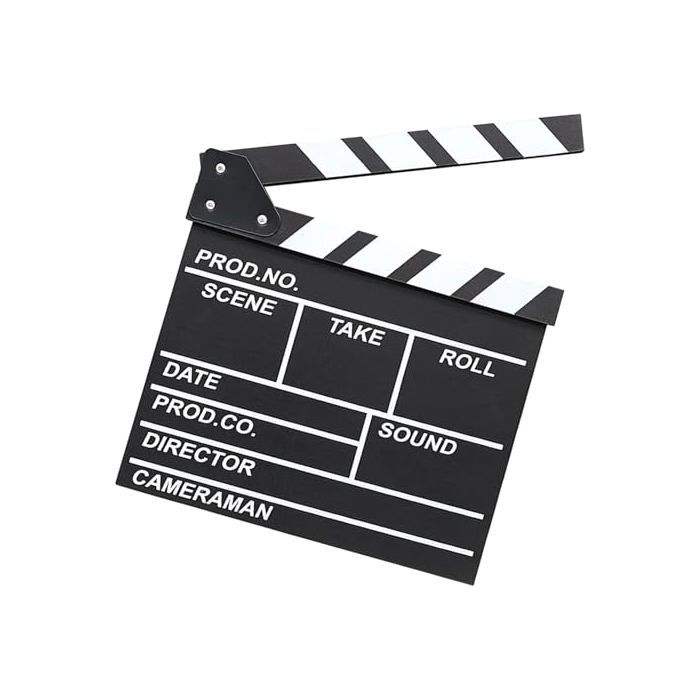 Action Cut Clapper, Clap Cinema Professionnel, Clap de Cinéma, pour ...