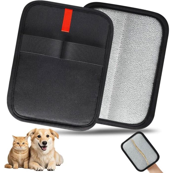 Gant électrostatique anti poil animal réutilisable - 2, Chat chien ...