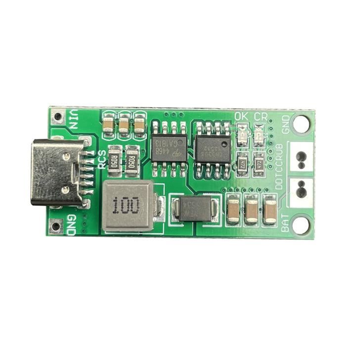 Vert 2S 4A-Type C Bms 18650 21700 3.7v Lithium Batterie Charge Conseil Survolteur Boost Li-po ...