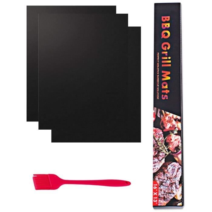 Tapis de Cuisson Barbecue,Feuilles de BBQ Réutilisable Extérieur ...