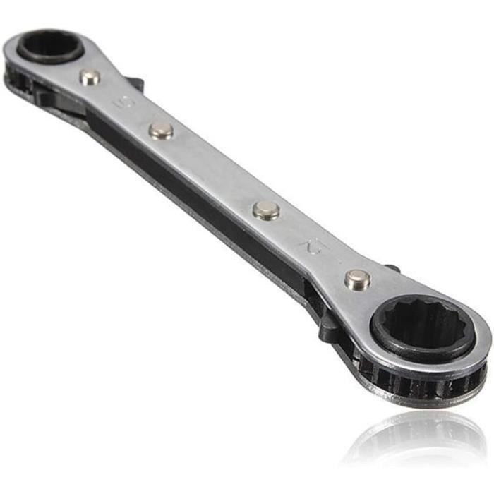 Clé mixte réversible à cliquet - x3002 - 10 x 12mm - Acier forgé et ...