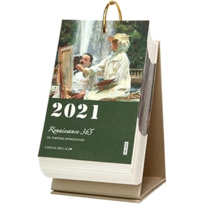 Calendrier De Bureau Familial Calendrier De 365 Jours 2021 Calendrier ...