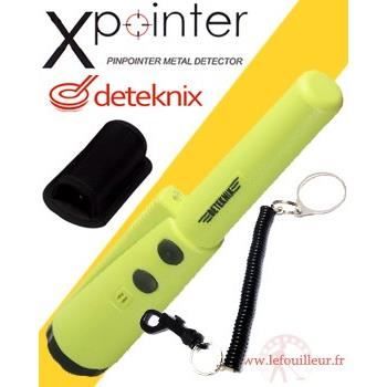 Détecteur de métaux PINPOINTER Induction Pulsée DETEKNIX XPOINTER VERT+ holster + cordon de ...