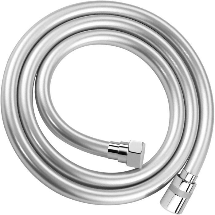 Tuyau douche 2m, Flexible Douche en PVC Avec double protection anti ...