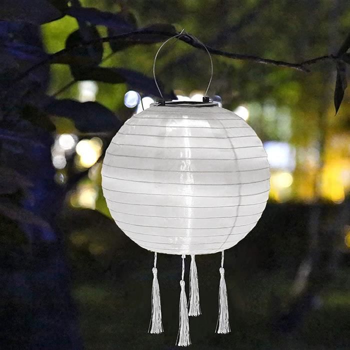 Lampions Solaires D'Extérieur Lanterne Solaire Led - Lampion De Fête ...