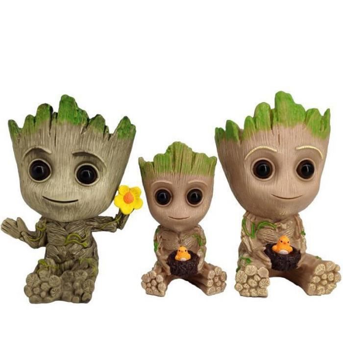 Pot de fleurs Groot pour bébé - Marvel - Figurine d'action arbre ...