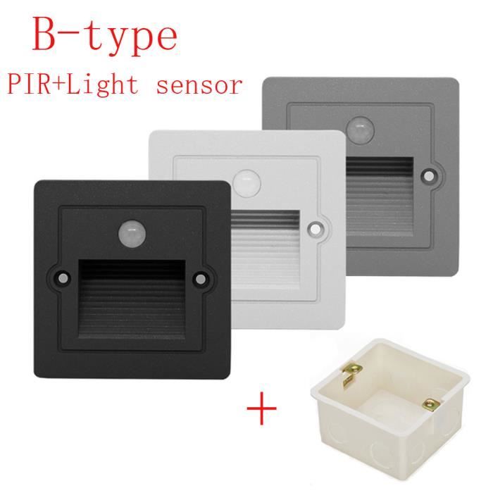 Émettre de la couleur PIR sensor - B Puissance Warm white light Color ...
