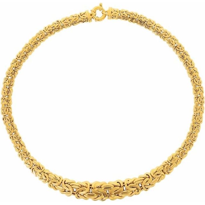 Collier Maille Royale Chute En Or Jaune 18 Carats - Achat / Vente ...