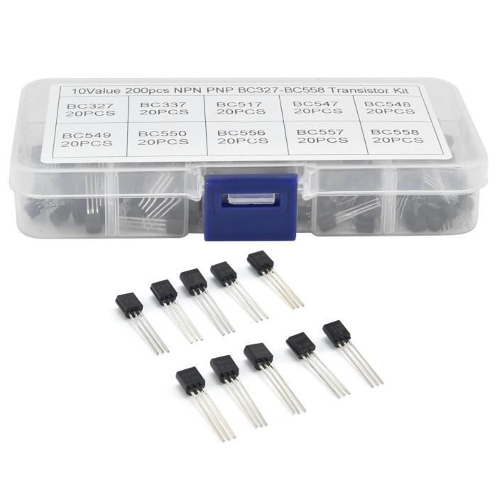 Kit D'Assortiment De Transistors Kit D'Assortiment De 200 Transistors ...