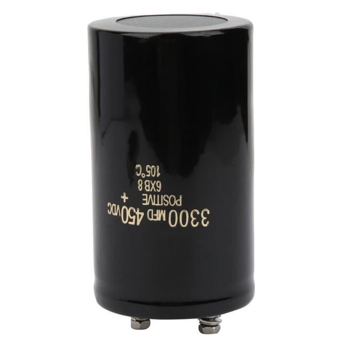 Duokon condensateur 450 V Condensateur électrolytique à goupille de boulon 450V 3300uf ...
