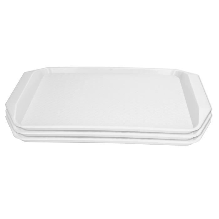 Duokon Plateau de nourriture Plateau en plastique, plateau alimentaire ...