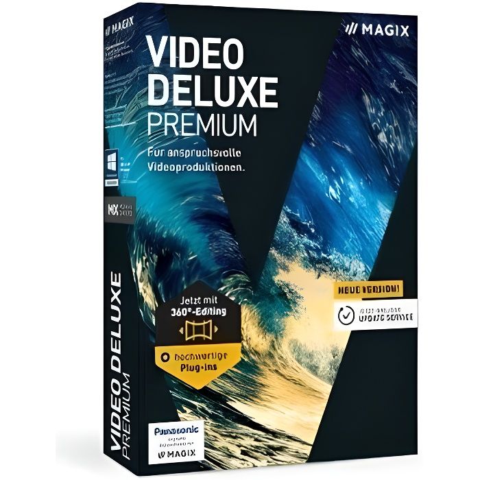 MAGIX Logiciel Video deluxe Premium - Box - FR - Cdiscount Informatique