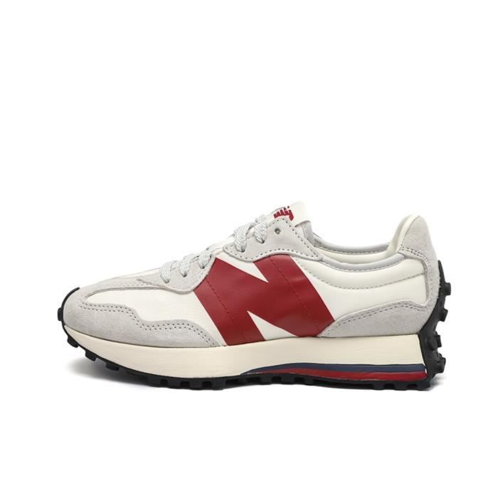 Basket-New Balancee MS327 Chaussures white red Hommes et Femmes White ...