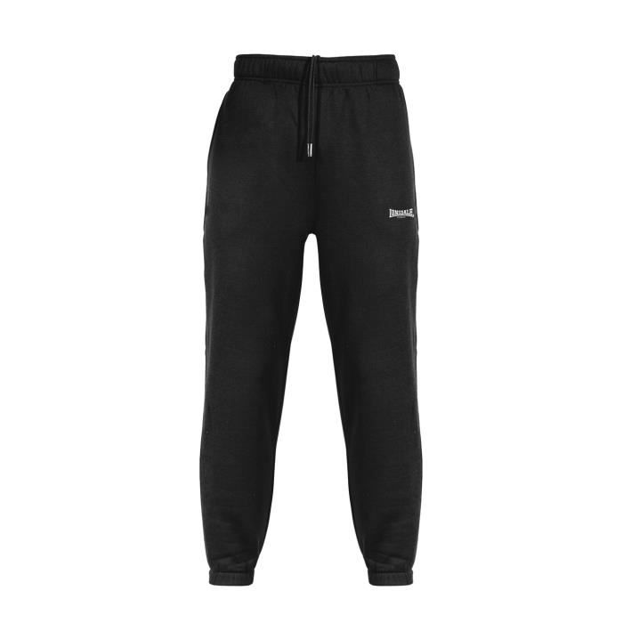 Pantalon De Jogging Lonsdale Essential Pour Hommes Noir Multisport Noir Cdiscount Sport