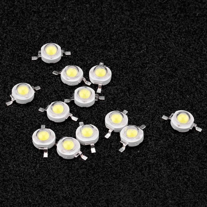 Perles LED haute puissance 1W puces à diode électroluminescente SMD pour appareils d'éclairage ...