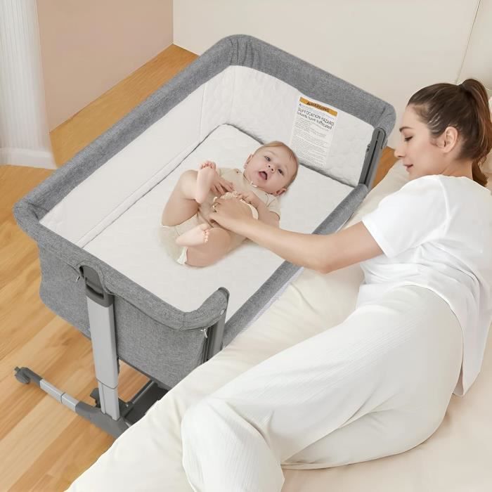 Kiseam Lit de Bébé Berceau Cododo: Berceaux pour Bébés Pliables avec ...