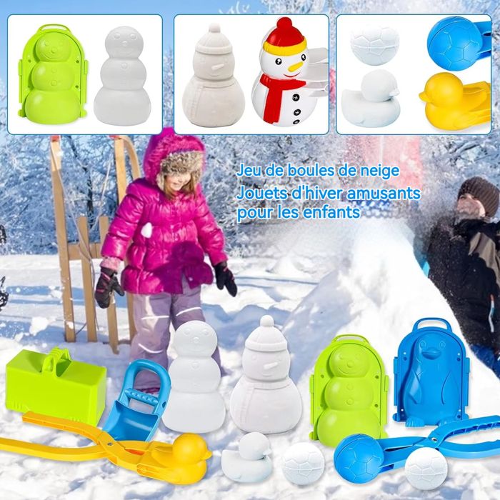 A Moule à boules de neige Pelle et moule à neige enfant 7 Pcs Matériau ...