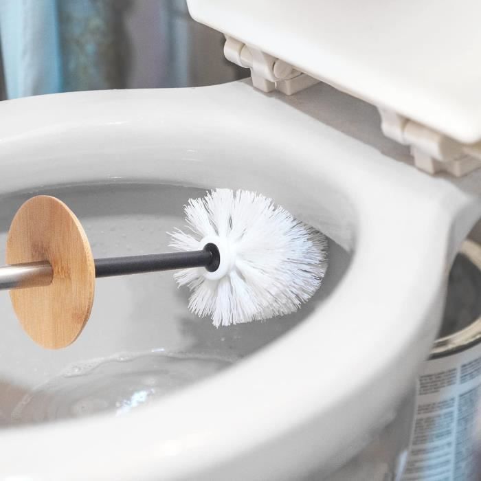 Brosse de Toilette WC, Brosses WC et Supports, Brosse de Toilette à Long Manche Manche avec ...