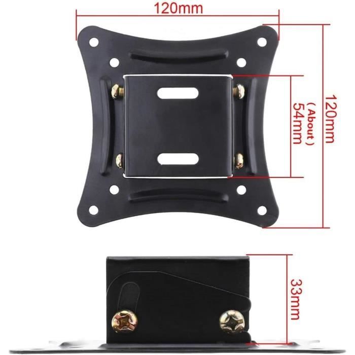 Support Mural TV 14-26 Pouces LED Moniteur TV Mural Mounts Support LCD ...
