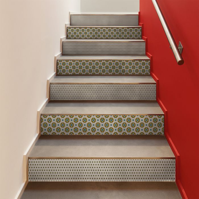 Stickers adhésifs escalier carrelages contremarche - SAVEA - 2 bandes ...