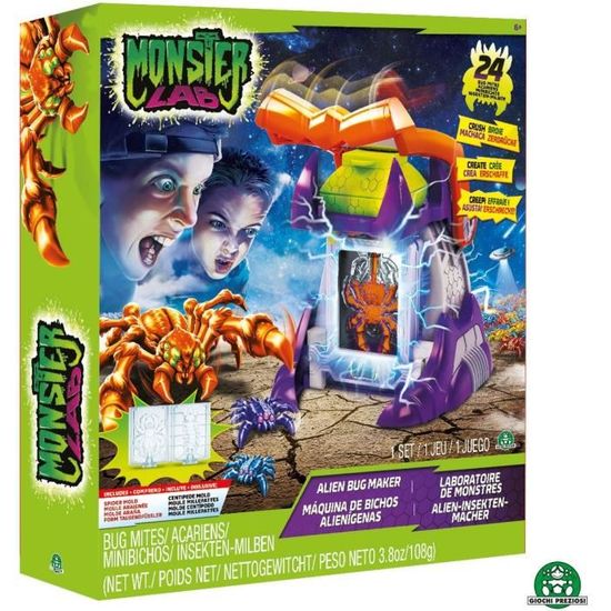 Jeu créatif - GIOCHI PREZIOSI - MONSTER LAB - Fabrique de monstres avec ...