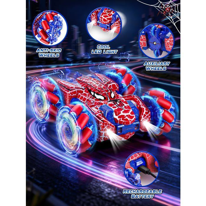 Voiture Télécommandée Spider 4WD 2,4GHz avec Commande Gestuelle et ...