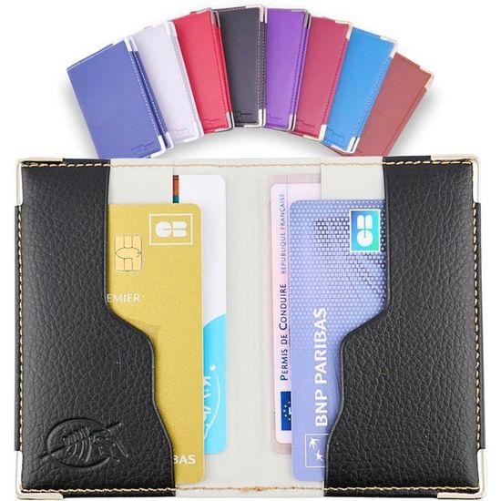 Porte Carte RFID UGOZEN| Étui 4 Cartes Bancaire, Pochette Anti-Piratage ...
