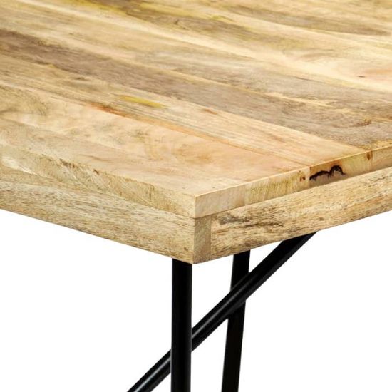 Bon marché * Table à manger - JILL'S Table cuisine - 180x90x76 cm Bois ...