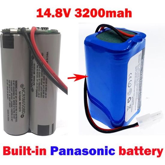 3200mah-Batterie Lithium 14.8v 2600mah 3200mah, Pour Aspirateur Robot Ilife A4 A4s V7 A6 V7s ...