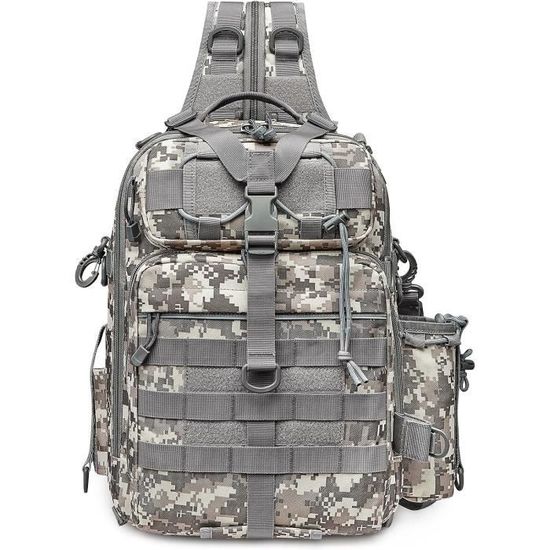 Pack De Poitrine Tactique Extérieur 2 En 1 Sac À Dos Militaire Sac De ...