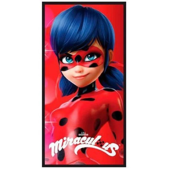 SERVIETTE DE PLAGE OU DE BAIN MIRACULOUS LADYBUG NOUVEAUTE 2017 ...