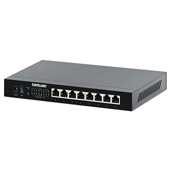 Commutateur Ethernet INTELLINET 561938 PoE+ 8 ports 2.5G Base-T ...