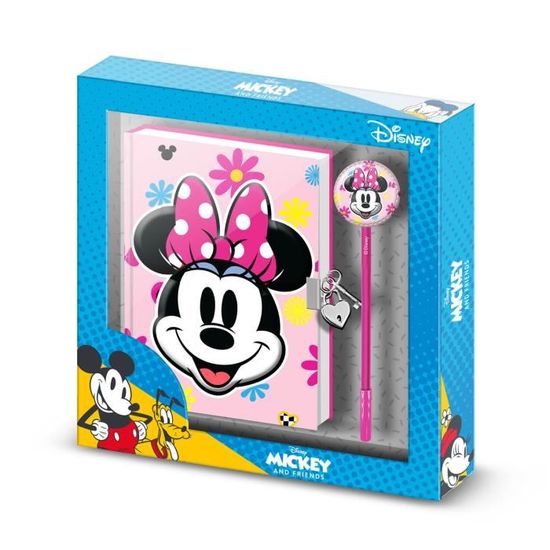 Coffret Cadeau - KARACTERMANIA - Minnie Mouse - Journal avec Stylo à ...