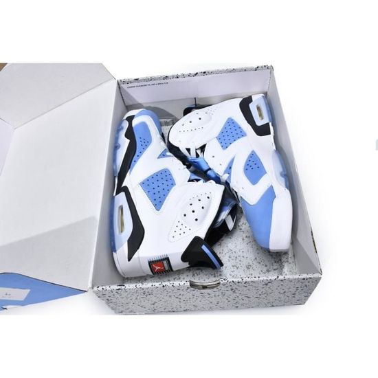 BASKETS x Airs-Jordans 6 Retro AJ6 UNC CT8529-410 Homme Femme Sz-42 ...