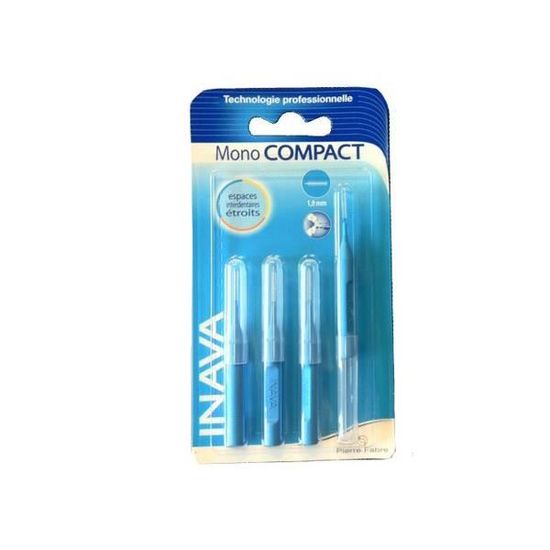 PIERRE FABRE INAVA MONO - Brossettes interdentaires Compact Bleues ...