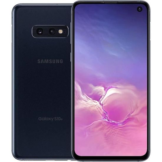 SAMSUNG Galaxy S10e G970 Single SIM 128 go Noir - Reconditionné - Excellent état - Cdiscount ...