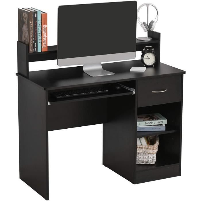 HOMCOM Bureau Informatique multimeacutedia Multirangements Panneaux ...
