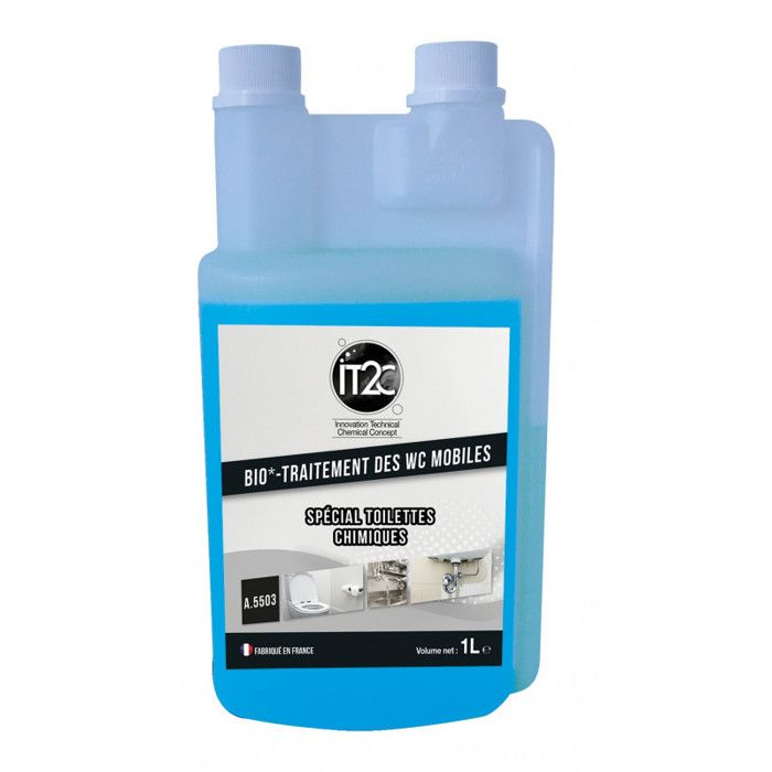 Traitement des WC chimiques Bio nettoyant IT2C Flacon doseur 1L - Cdiscount Au quotidien