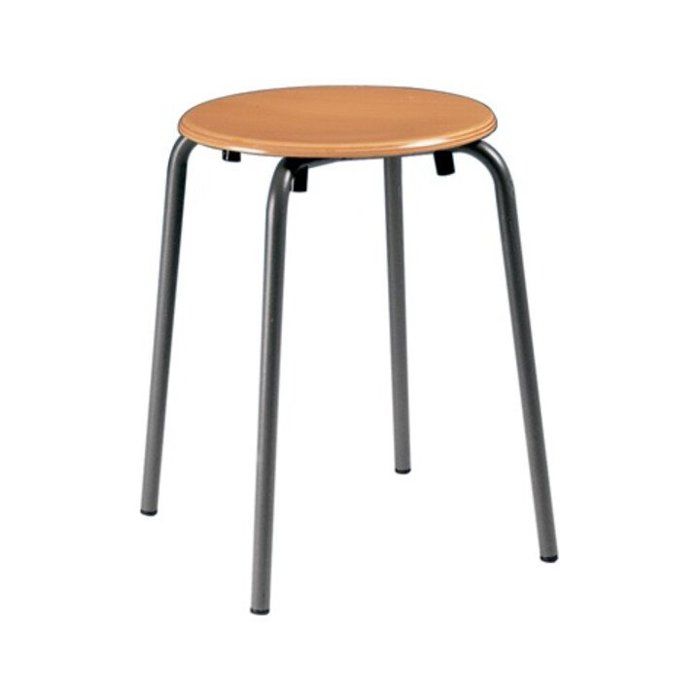 Tabouret empilable - Bimos - Hauteur d'assise 500 mm - Diamètre siège ...