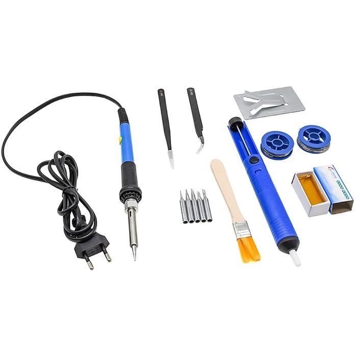 Kit de fer à souder électrique 60W Station d'outils de réparation de température réglable pour ...