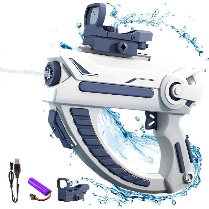 Pistolet A Eau Electrique Puissant, 10-12M Longue Portée Water Gun De Grande Capacité, Pistolet ...