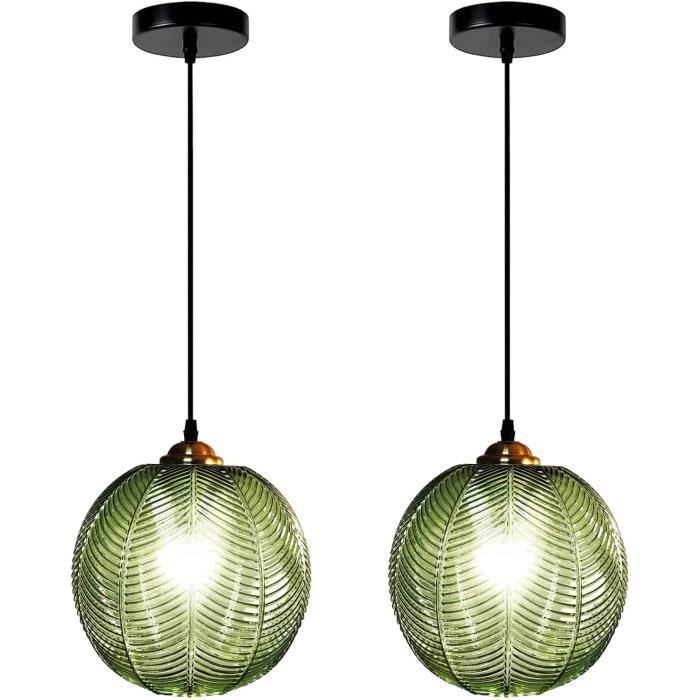 Pendant Lights Modern Kitchen Island Ceiling Lighting Green Adjustable Cord Ceiling Pendant ...