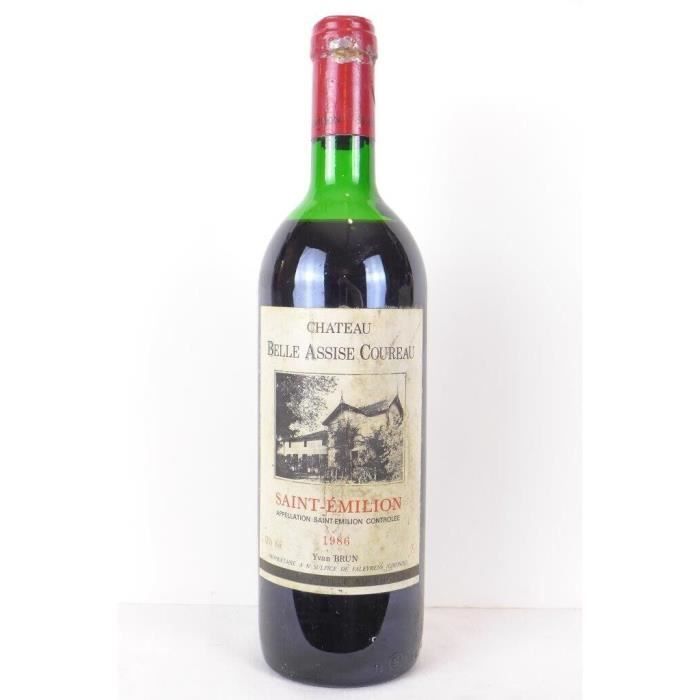 Saint-émilion château belle assise coureau rouge 1986 - bordeaux - La ...