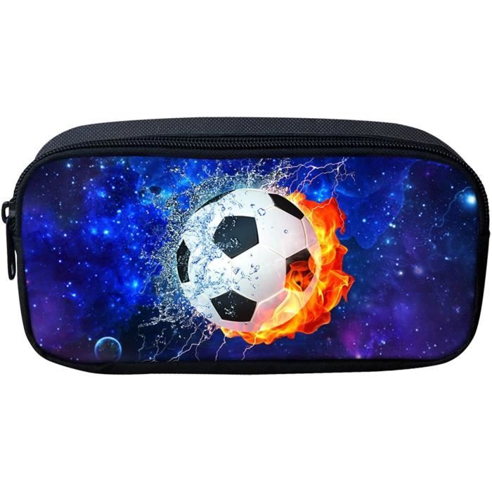 Trousse À Crayons Motif Football Pour L'École Secondaire, Pour Enfants ...