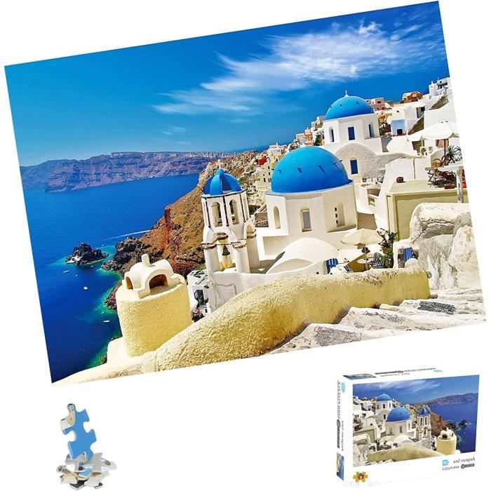 1000 Pièces Puzzles Miniatures Mini Puzzle mer Égée Puzzles en Carton ...
