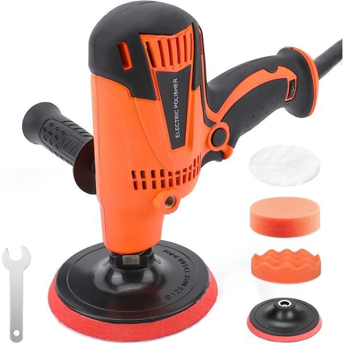 Polisseuse Voiture, 600W Machine à polir Polisseuse Orbitale Polisseuse ...