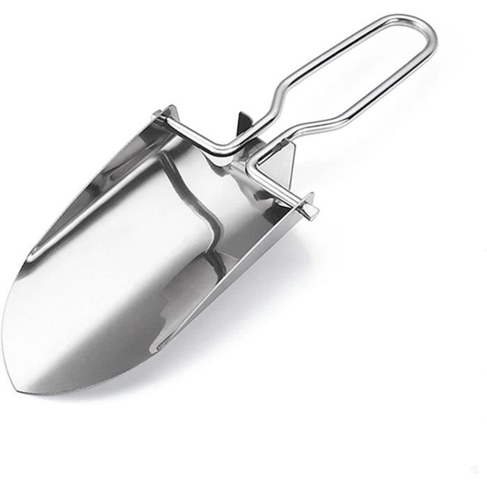 LinTin Mini Portable en Acier Inoxydable Jardinage Pliant de Pelle de ...