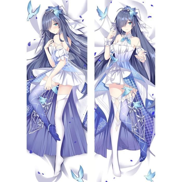 KIH-1378 Taie d'oreiller dessin animé MmiHoYo Honkai Impact 3 Dakimakura, 2 côtés imprimés ...