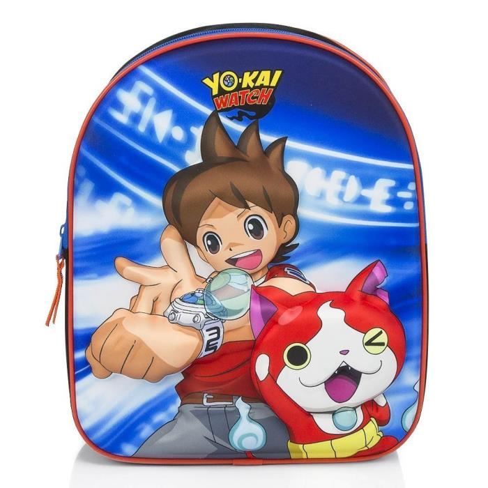 Sac à dos YO KAI WATCH version 3D Bleu - Cdiscount Bagagerie - Maroquinerie