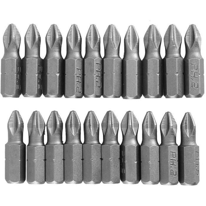 Jeu d'Embouts de Tournevis, 20Pcs Embout de Tournevis Electrique ...